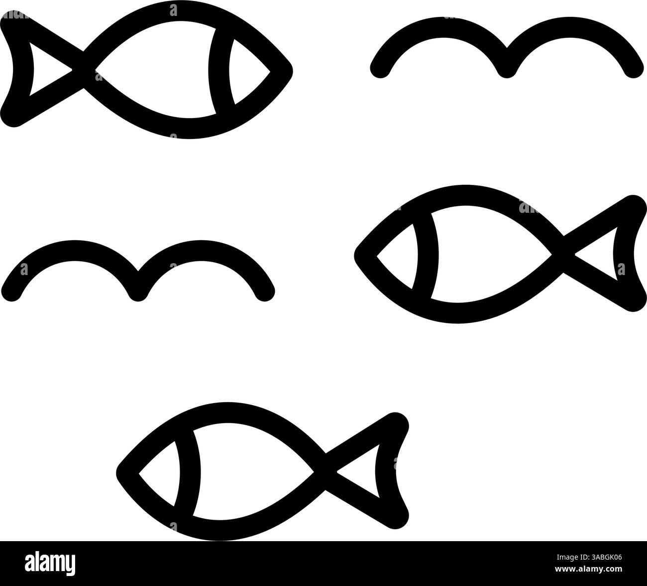 Fish and hook sign. Fishing line icon. Catch seafood symbol. Vector ...