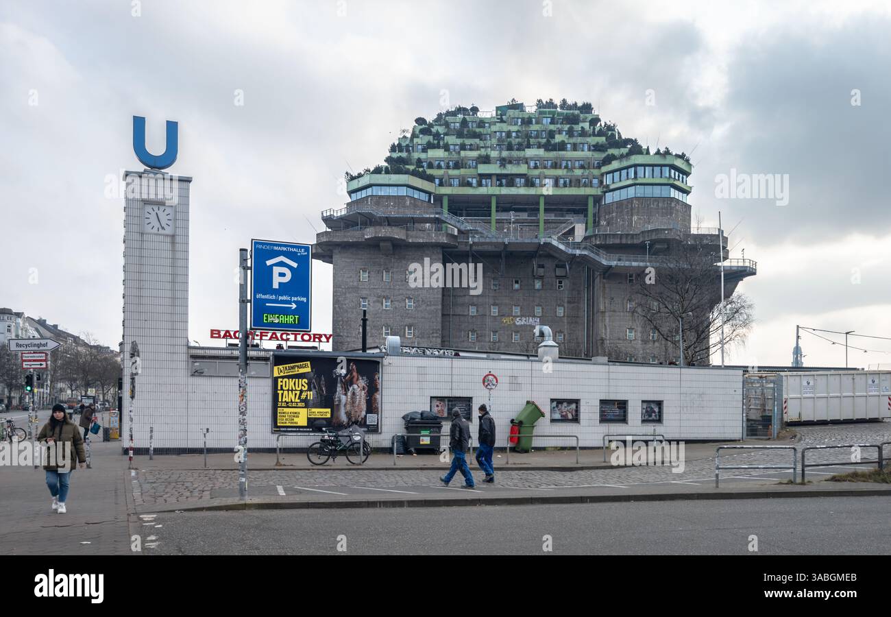 Hamburg, Germany. 13th Mar, 2035. View of the Green Bunker on ...