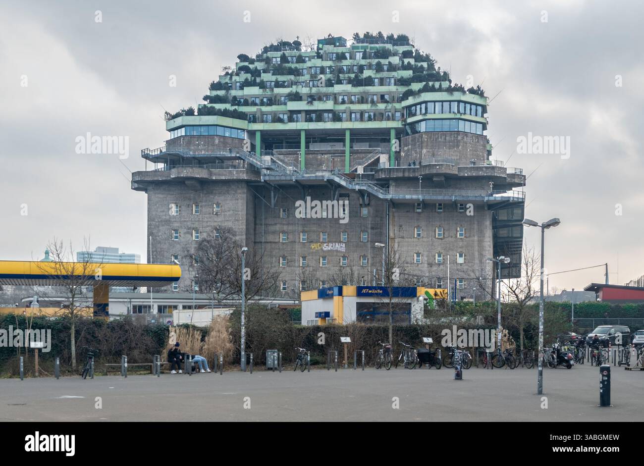 Hamburg, Germany. 13th Mar, 2035. View of the Green Bunker on ...