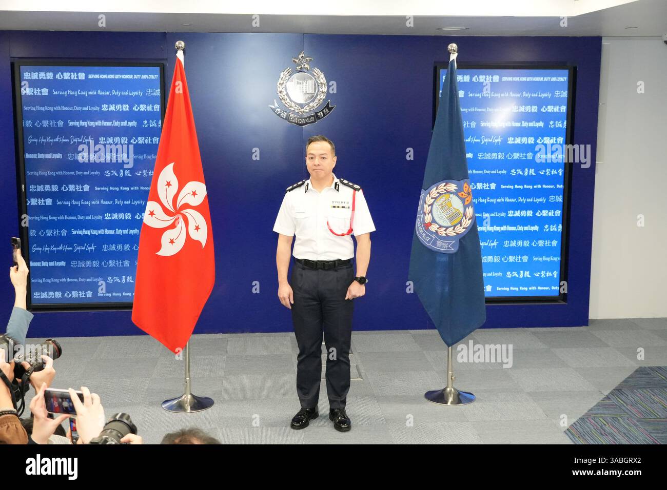 Hong Kong, China. 2nd Apr, 2025. Chow Yat-ming, the newly appointed ...