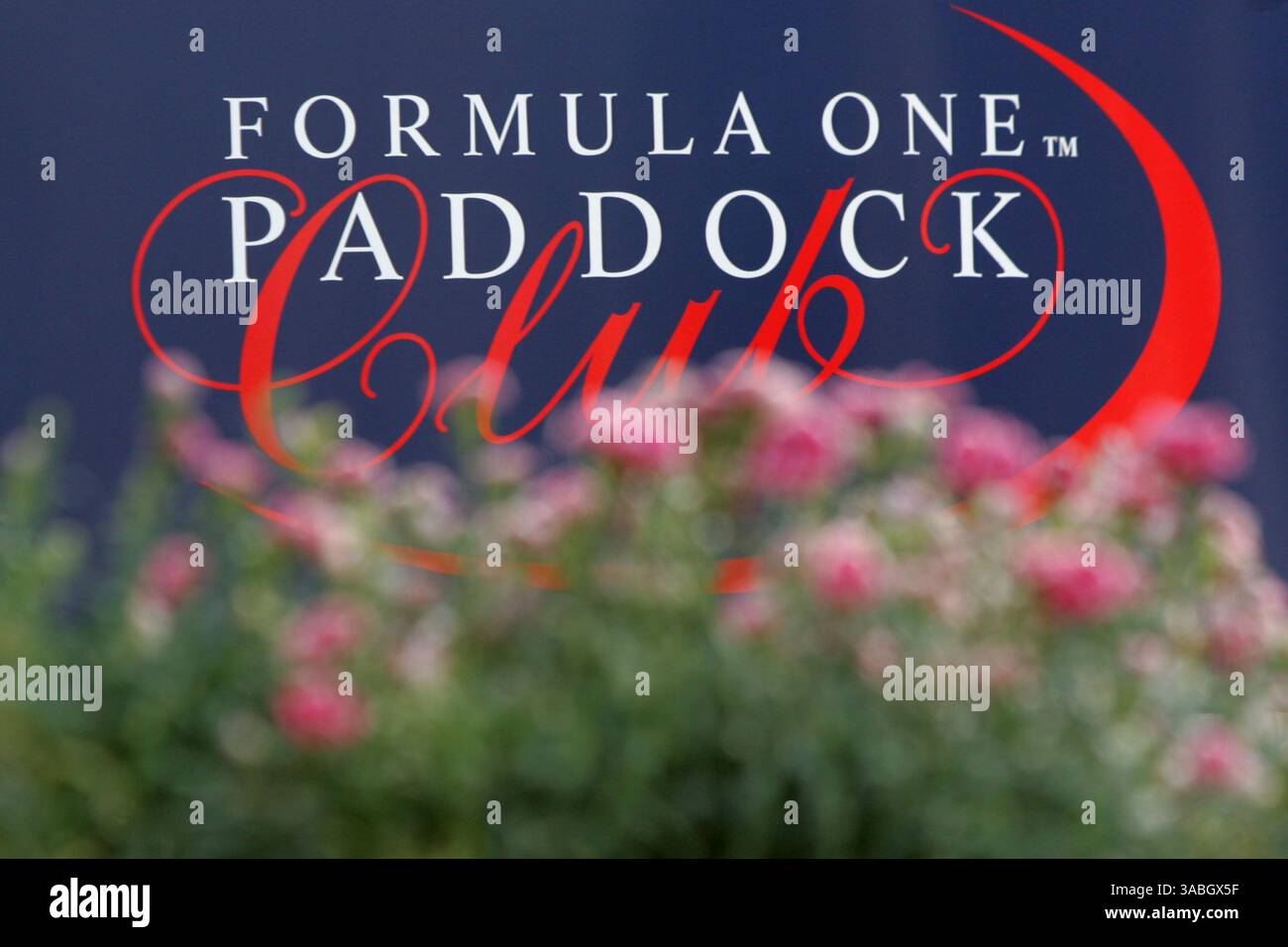 Formula 1 Paddock Club Sign..Formula One World Championship, Rd 5 ...