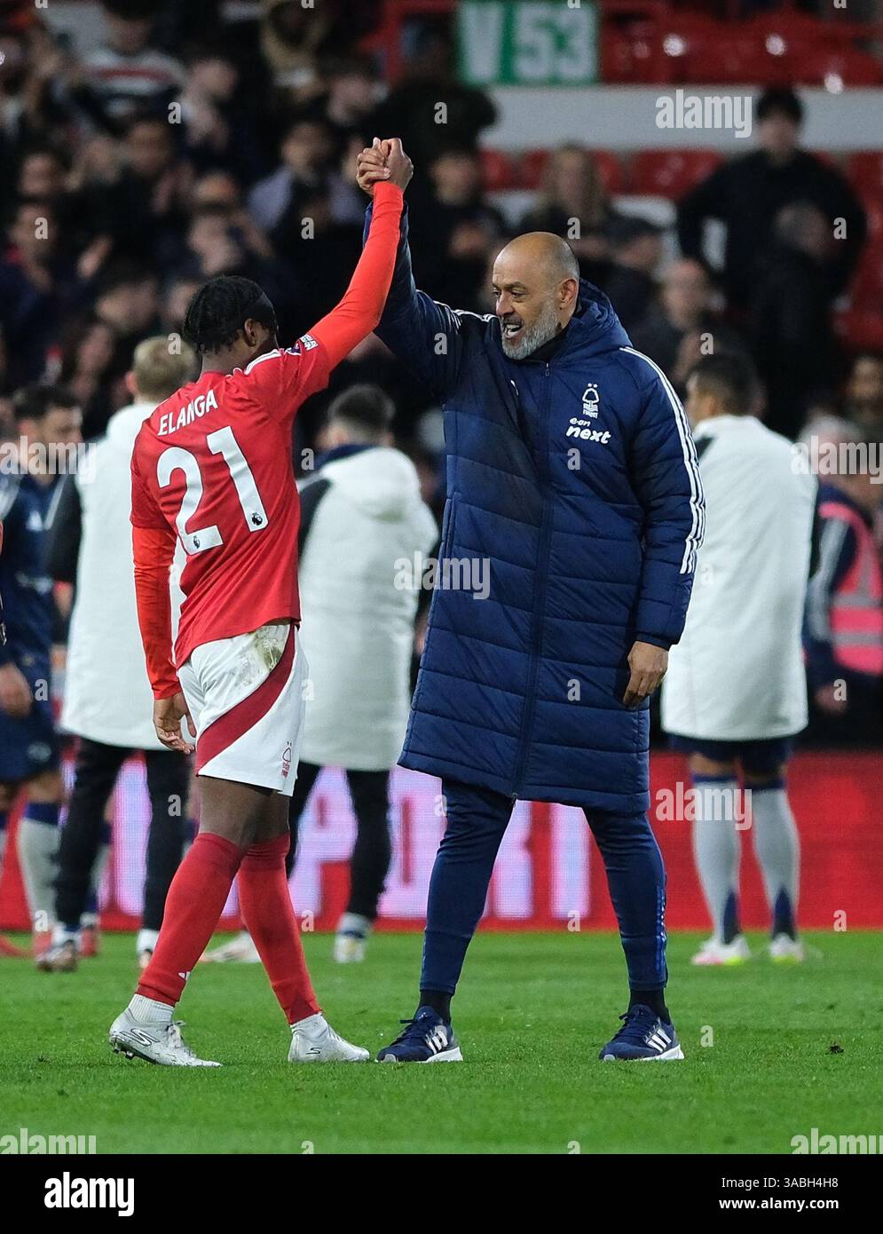 NOTTINGHAM, ENGLAND - MARCH 31: Nottingham Forest Head Coach Nuno ...