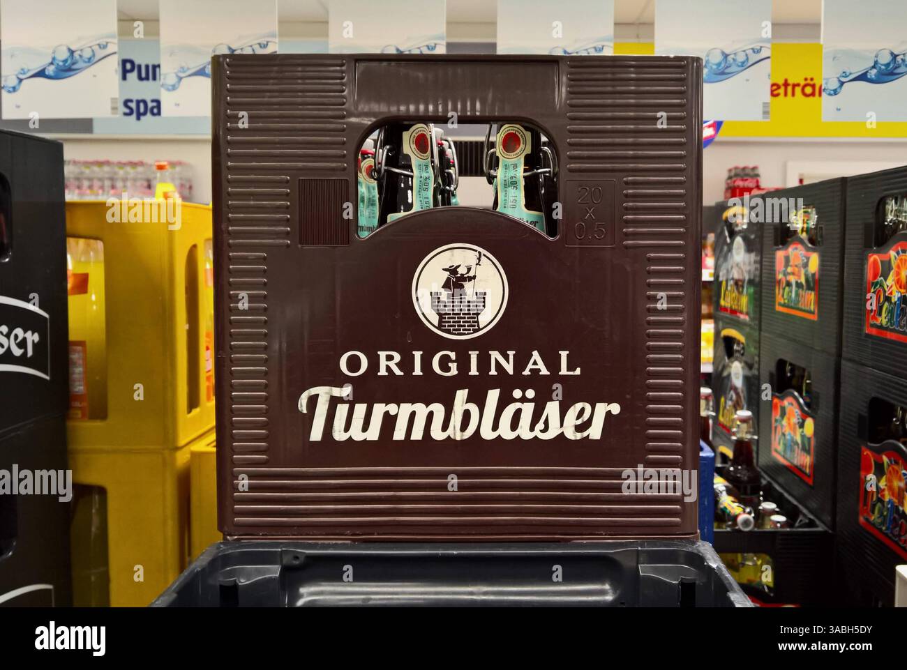 Turmbläser Original - Bier. Hersteller ist Altenburger Brauerei aus ...
