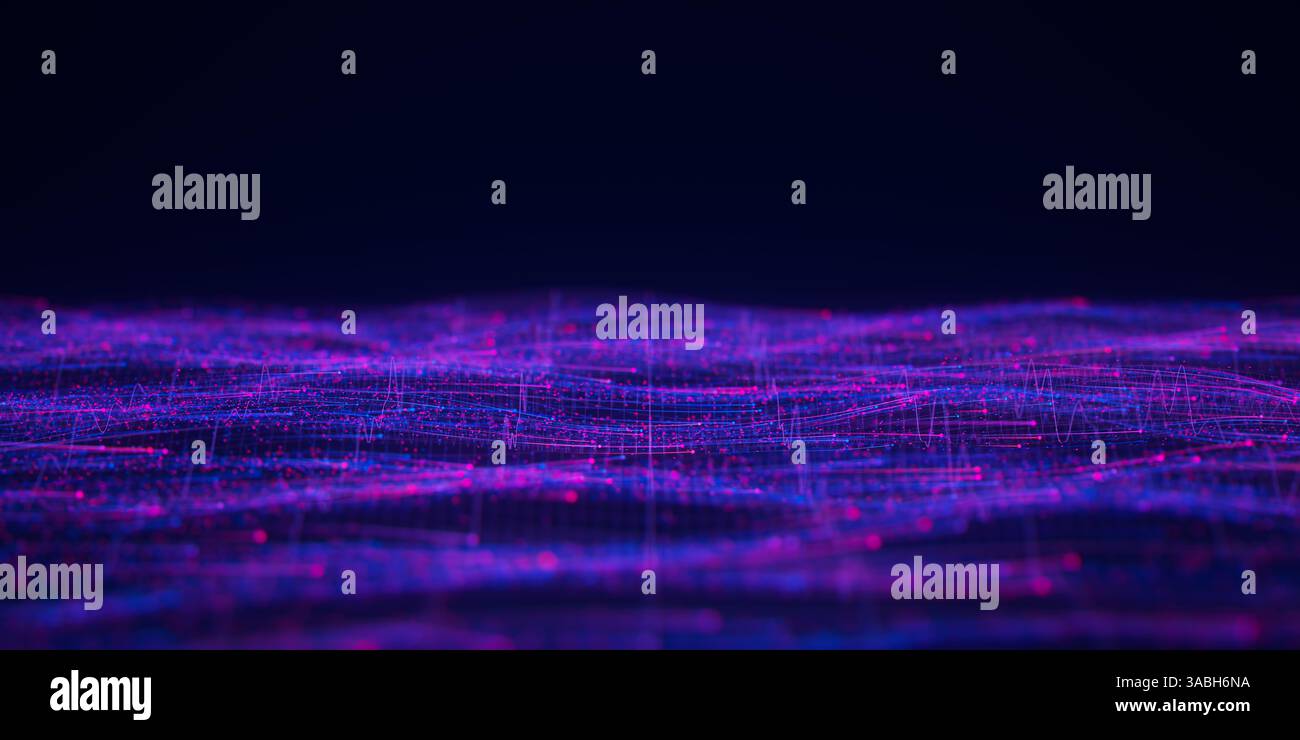 Abstract wavy flow of big data in cyber space. Quantum computing ...
