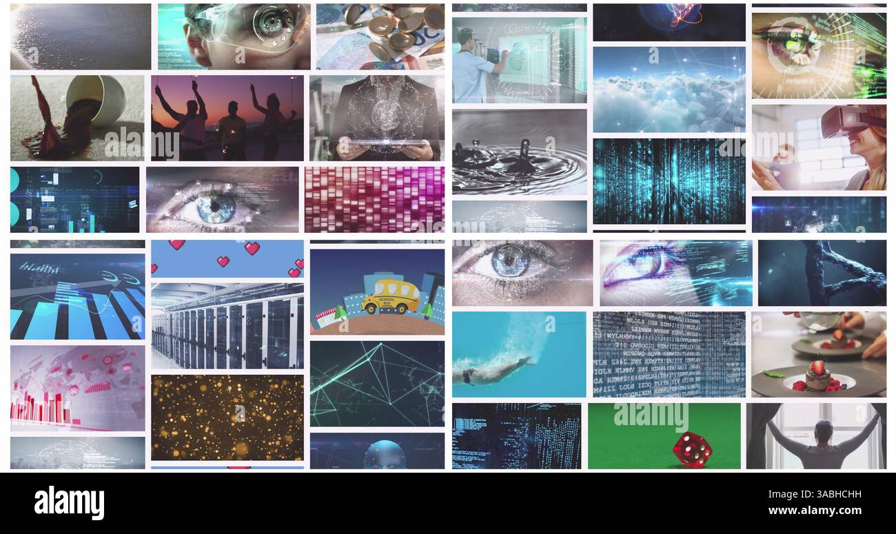 Modern technology age people Cut Out Stock Images & Pictures - Alamy