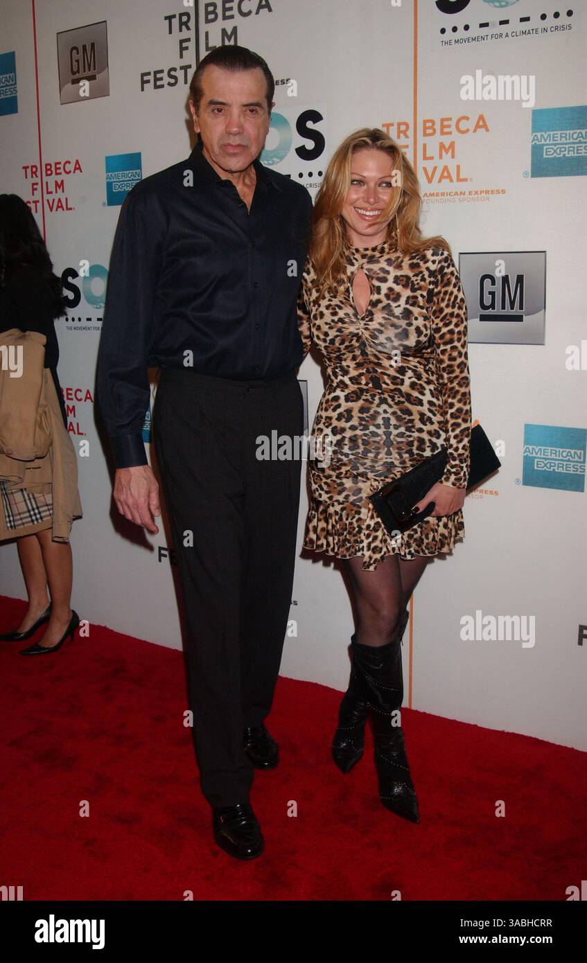 April 25 2007, New York CityActor Chazz Palminteri (L) and his wife Gianna Ranaudo arriving at ...