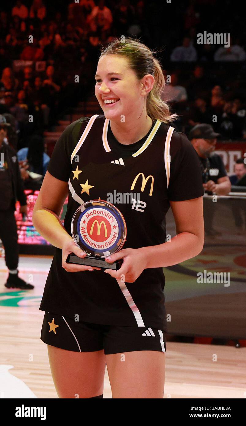 BROOKLYN, NY - APRIL 01: McDonalds Girls East High School Allstar ...