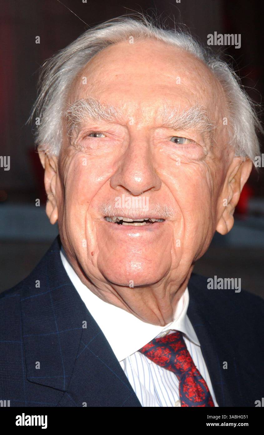 April 24 2007, New York City. Former television news anchor Walter ...