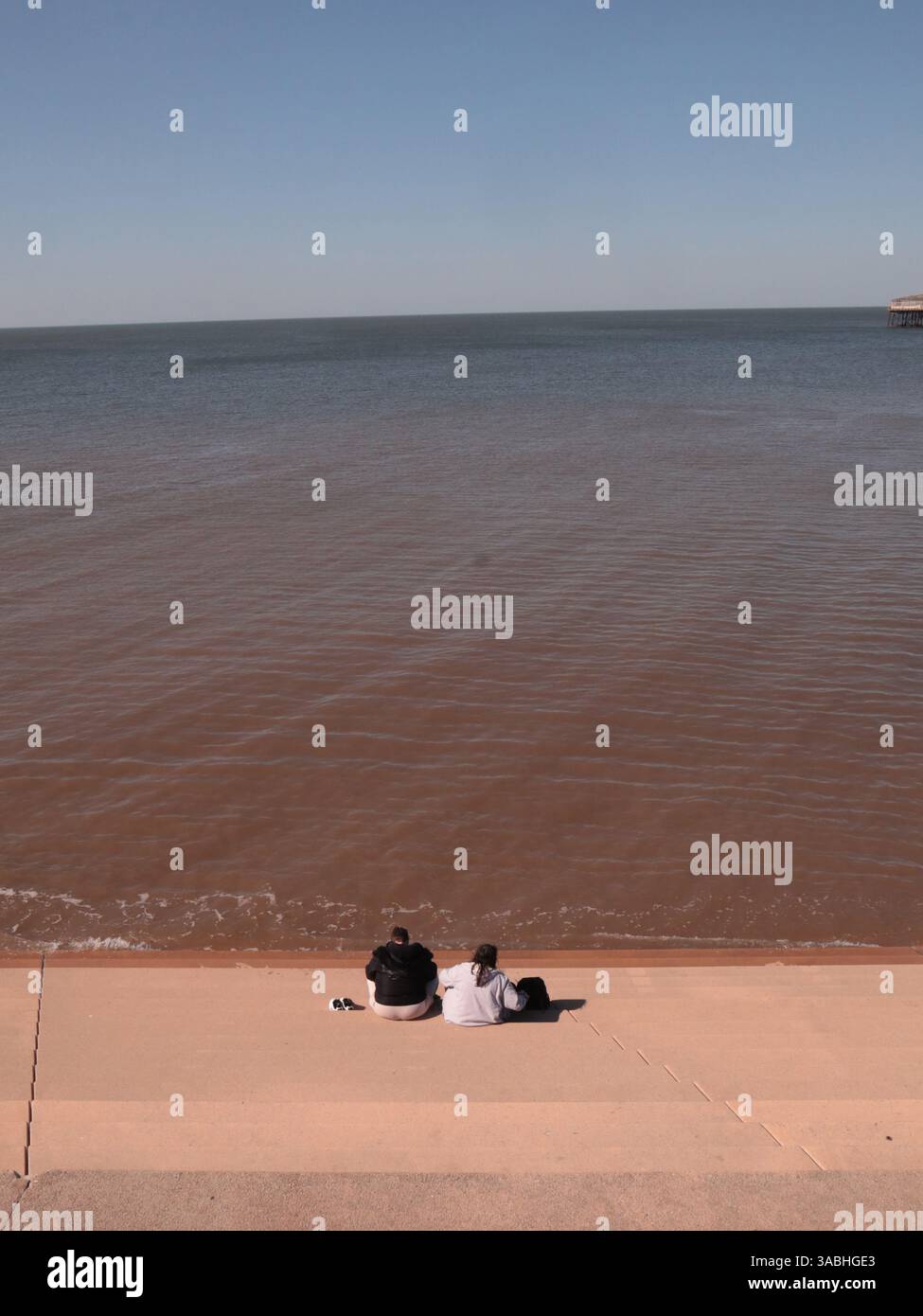 Blackpool beach. Lancashire, England Pleasure seekers enjoying the ...