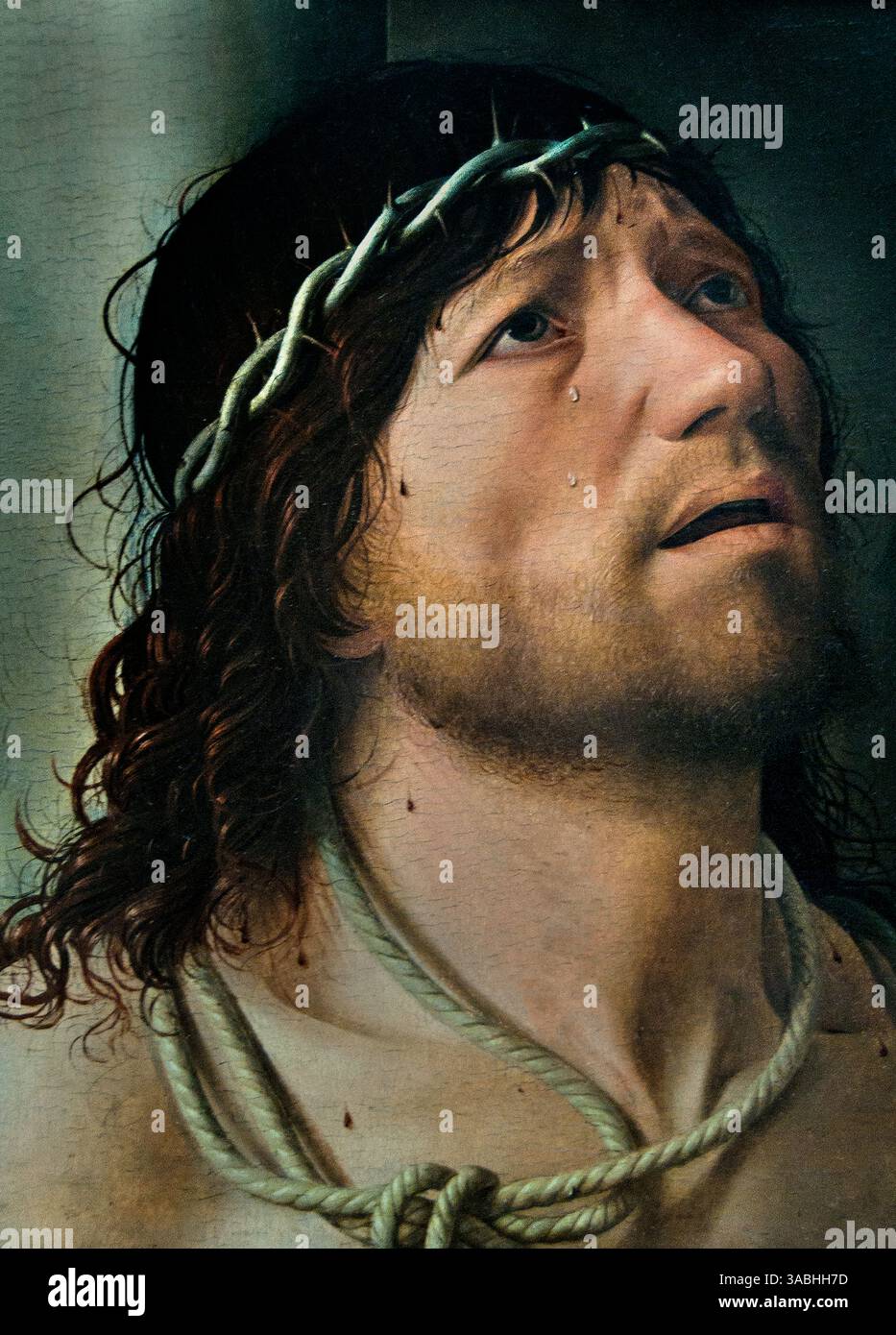 Louvre Christ the column - Le Christ a la colonne 1476 Antonello ...