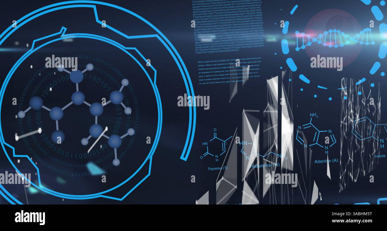 Image of digital interface with science data processing over network of ...