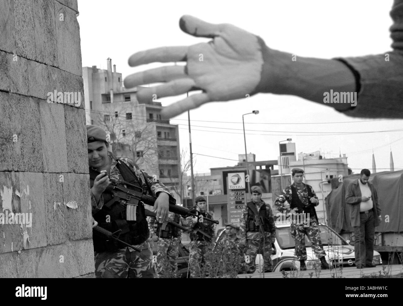 Peace for lebanon Black and White Stock Photos & Images - Alamy
