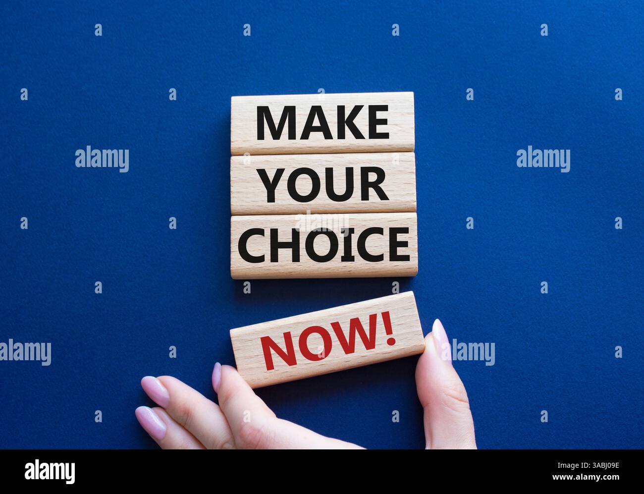 Make your Choice now symbol. Concept words Make your Choice now on ...