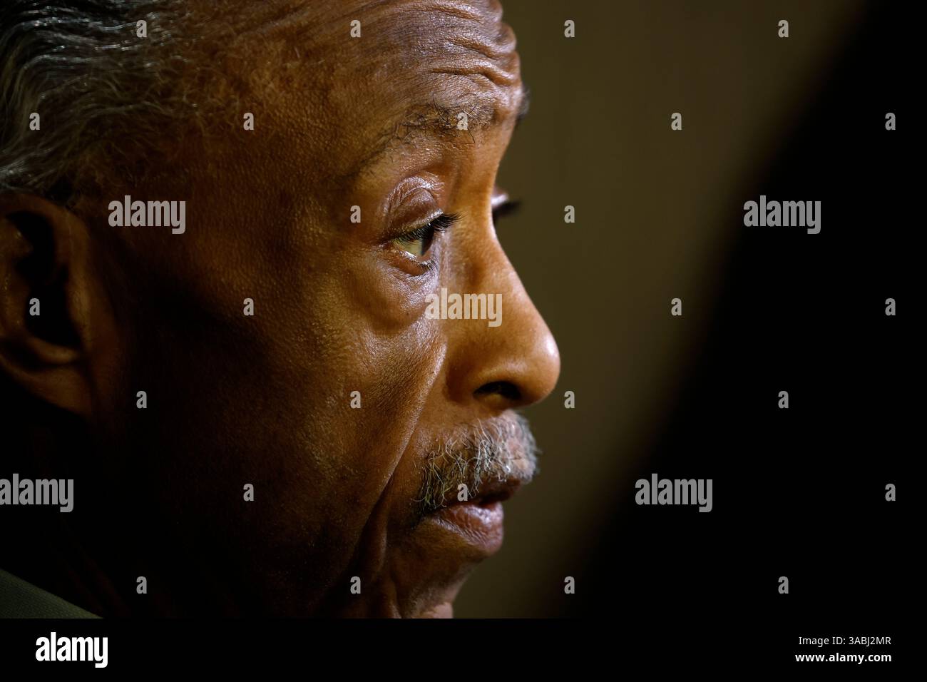 New York City, USA. 02nd Apr, 2025. Reverend Al Sharpton attends the ...