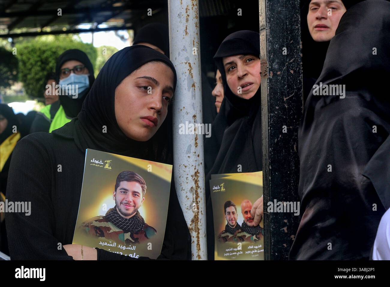 April 2, 2025, Beirut, Beirut, Lebanon: Pro-Iranian Hezbollah female ...