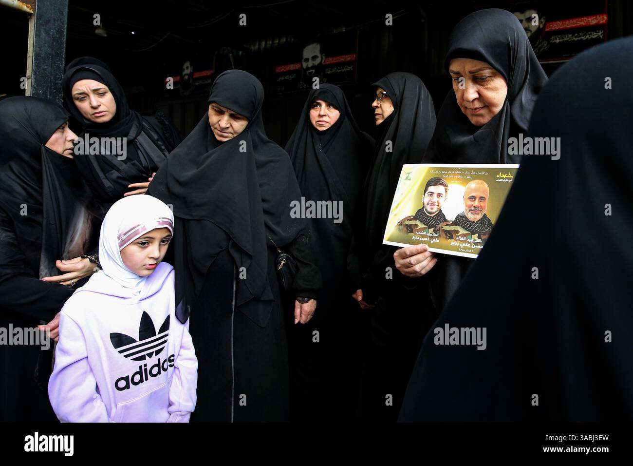 April 2, 2025, Beirut, Beirut, Lebanon: Pro-Iranian Hezbollah female ...