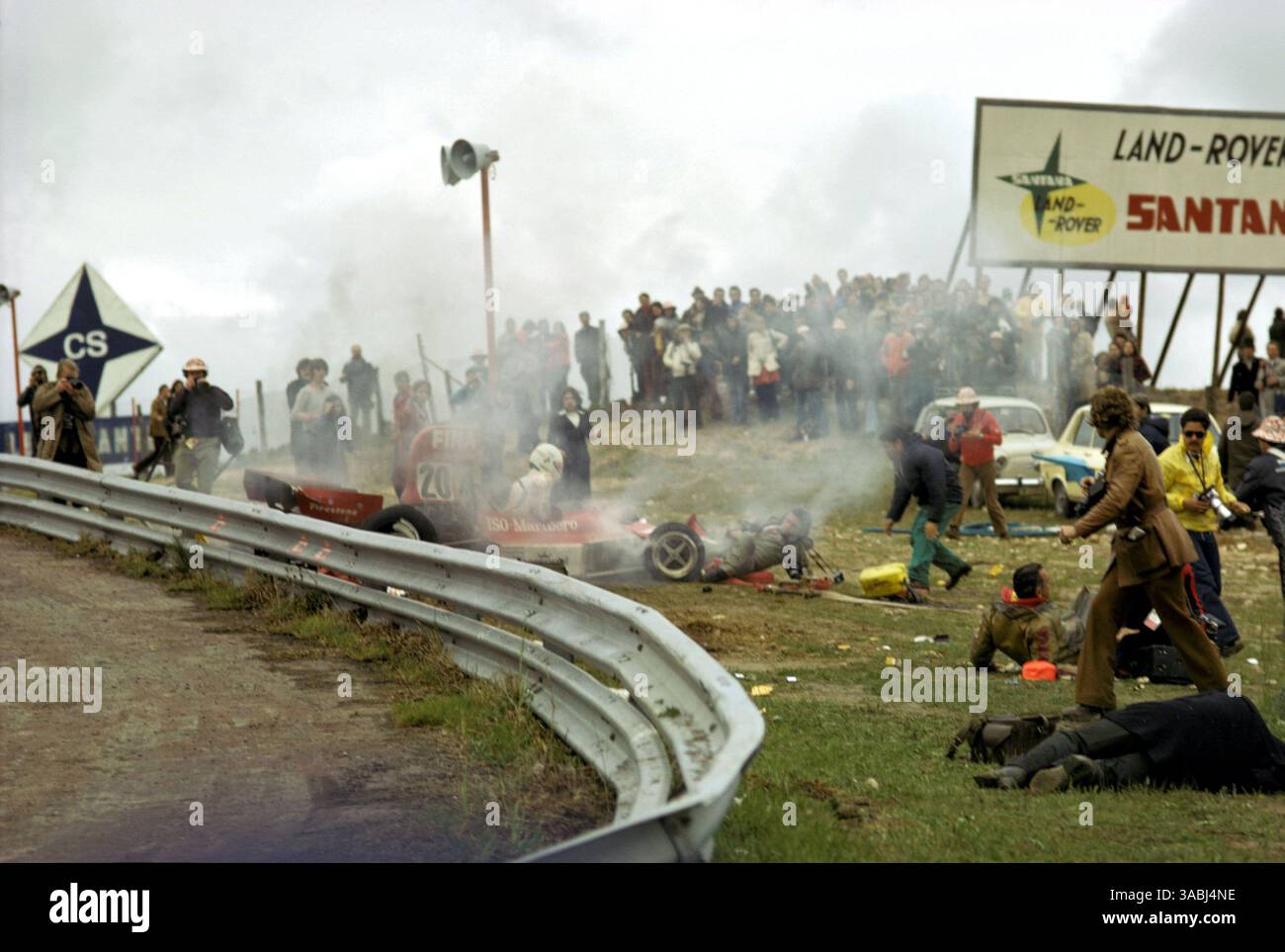 Apr 28, 1974 - Jarama, SPAIN - The Iso Marlboro-Williams FW of Arturio ...