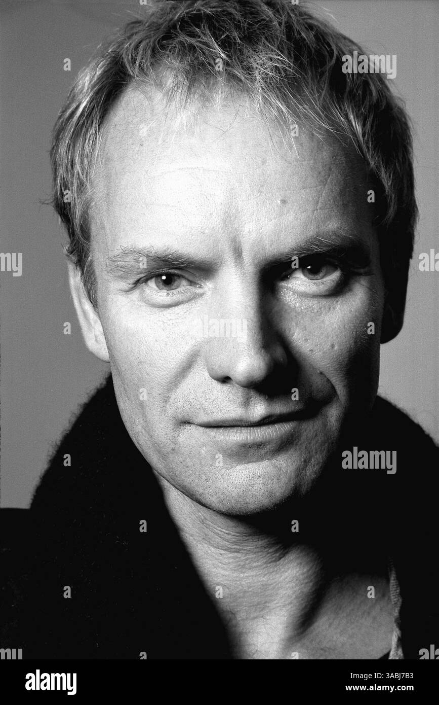 Sting singer 1970s Black and White Stock Photos & Images - Alamy