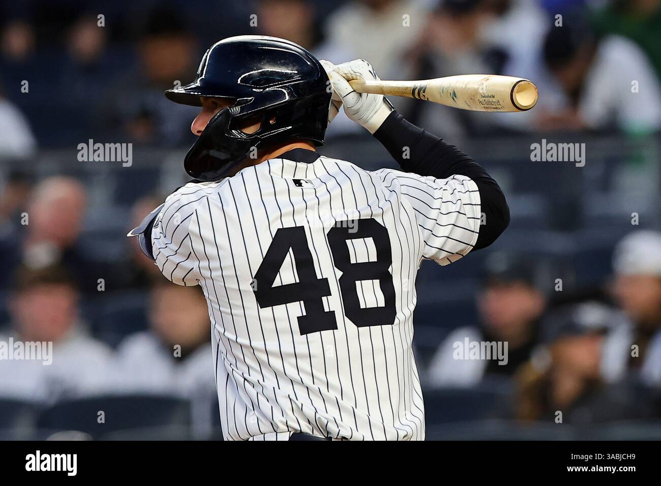 BRONX, NY - APRIL 01: Paul Goldschmidt #48 of the New York Yankees at ...