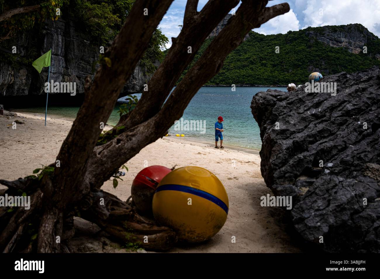 KOH SAMUI, THAILAND , OCTOBER 2021 Mu Ko Ang Thong National Marine Park ...