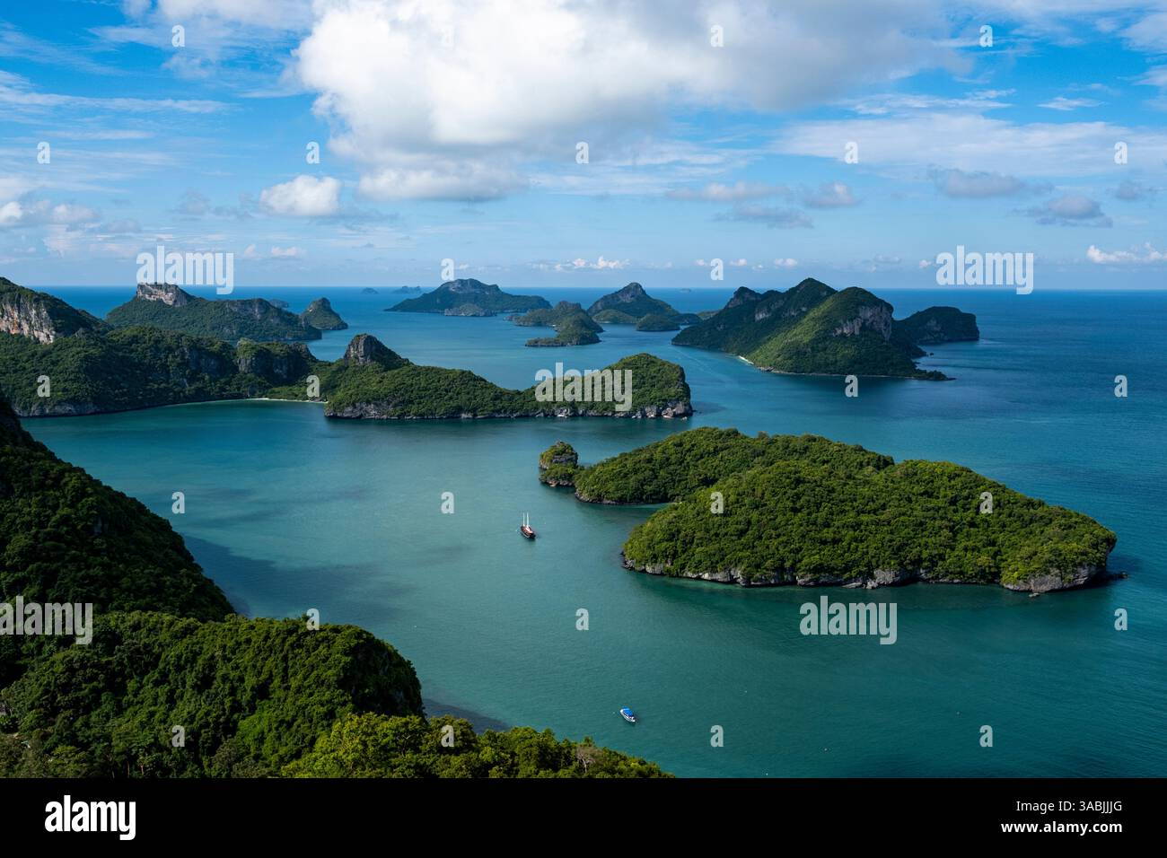 KOH SAMUI, THAILAND , OCTOBER 2021 Mu Ko Ang Thong National Marine Park ...