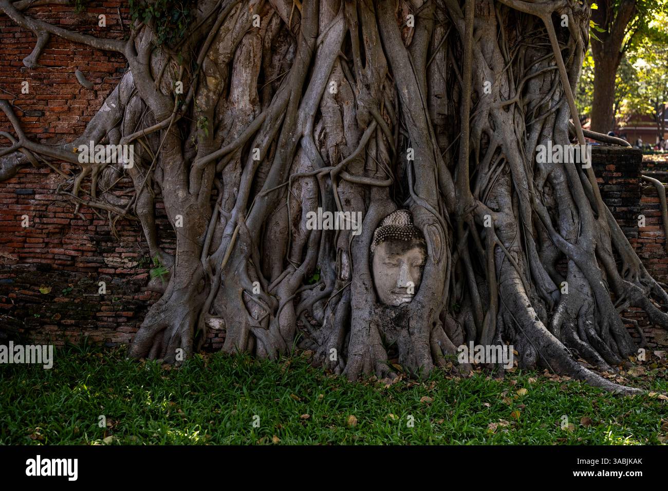 AYUTTHAYA, THAILAND , OCTOBER 2021 Bueng Phra Ram Park in Ayuthaya ...