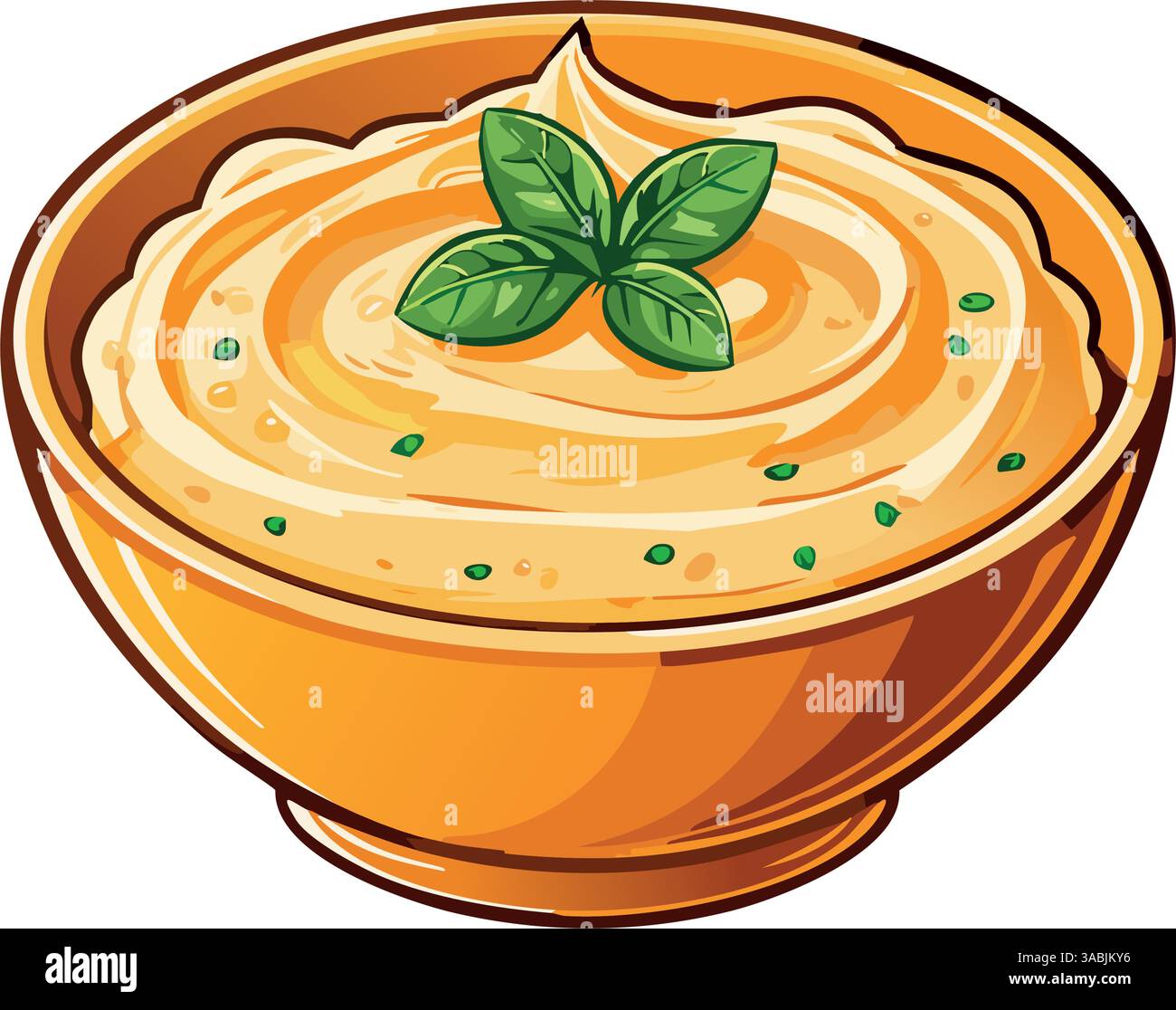 Chickpea hummus Stock Vector Images - Alamy