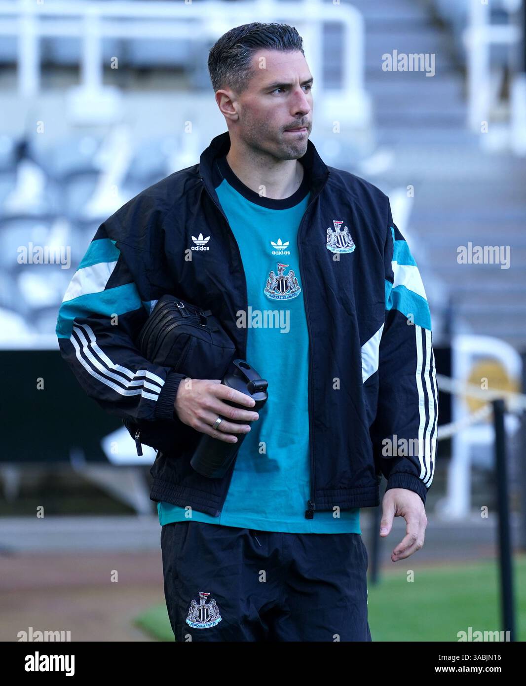 Newcastle United's Fabian Schar arrives ahead of the Premier League ...