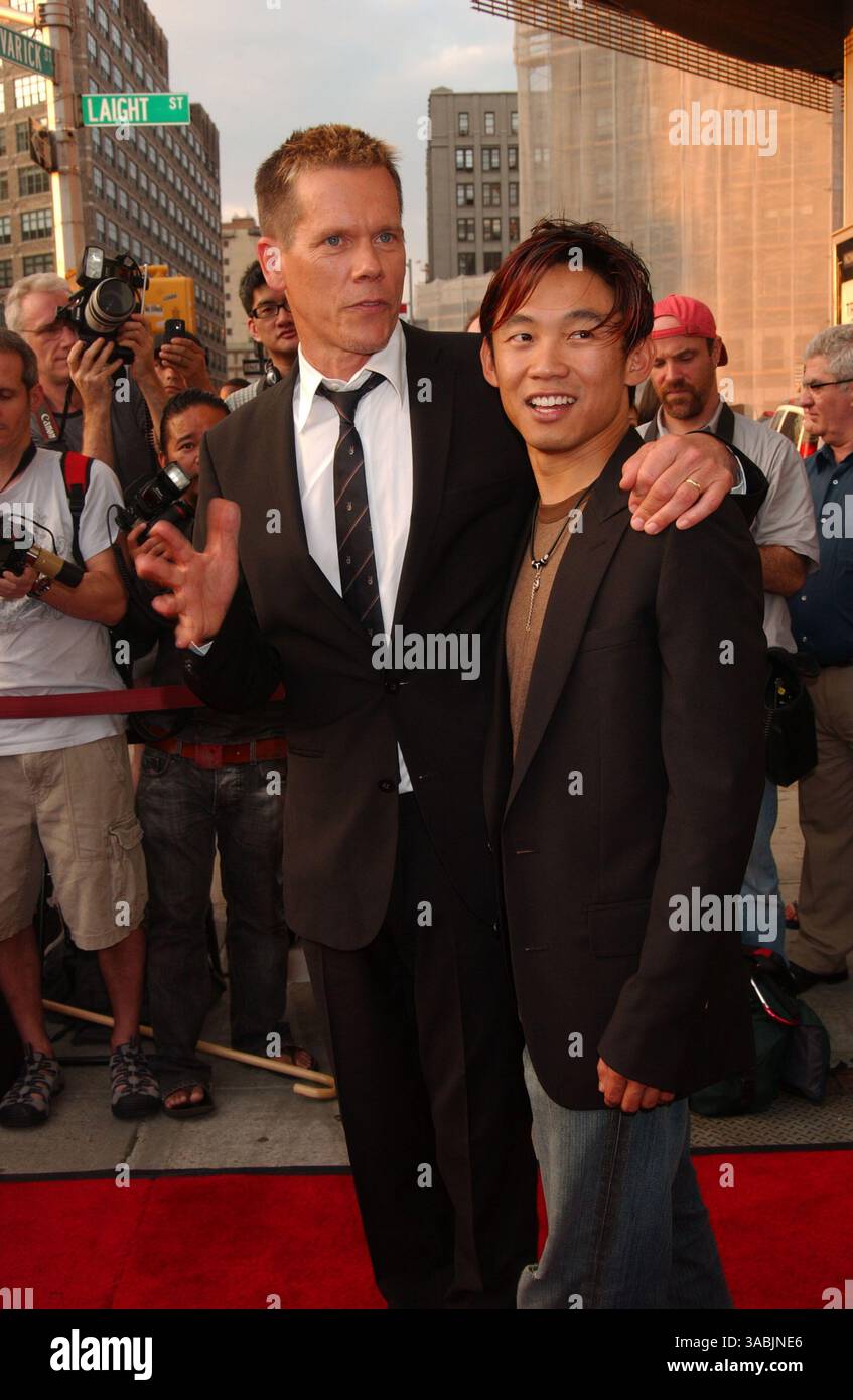 August 28 2007, New York City Actor Kevin Bacon and Director James Wan ...