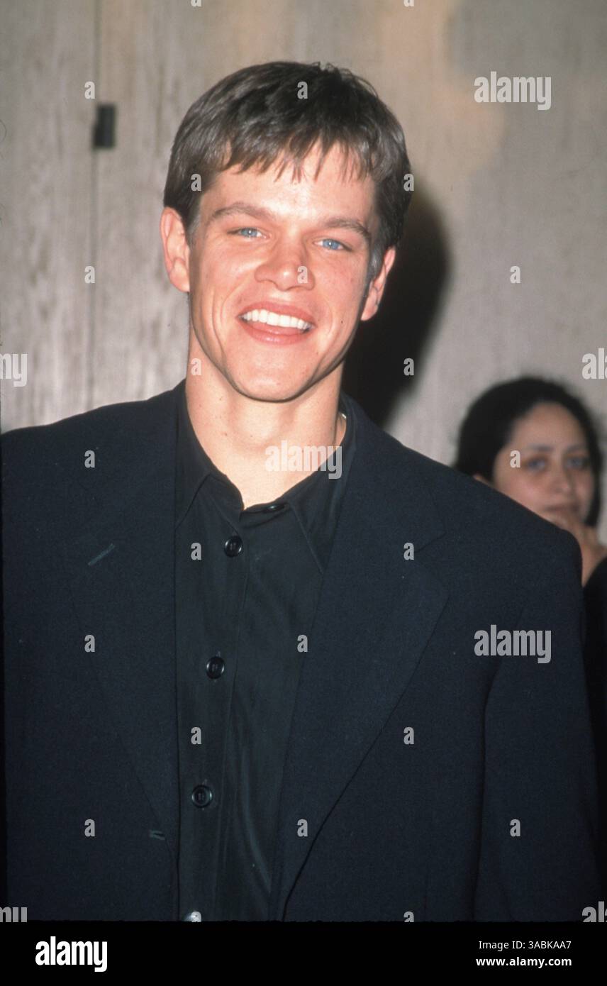 Jun 25, 1999 - Los Angeles, CA, USA - Actor and screenwriter MATT DAMON ...