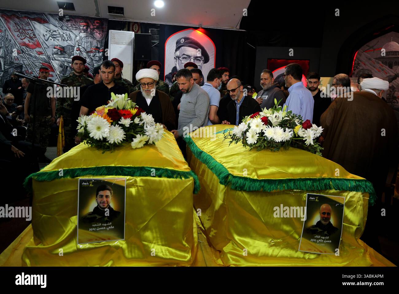 April 2, 2025, Beirut, Beirut, Lebanon: Pro-Iranian Hezbollah cleric ...