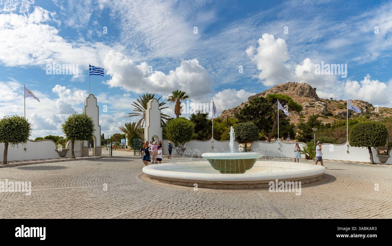 A picture of the entrance to Kallithea Springs, in Rhodes Stock Photo ...