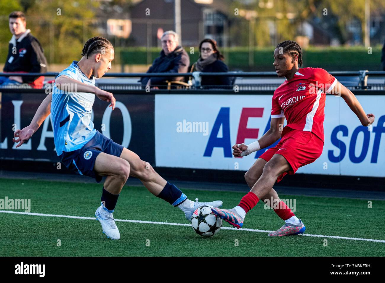 ALKMAAR, NETHERLANDS - APRIL 2: Lakyle Samuel of Manchester City U19 ...