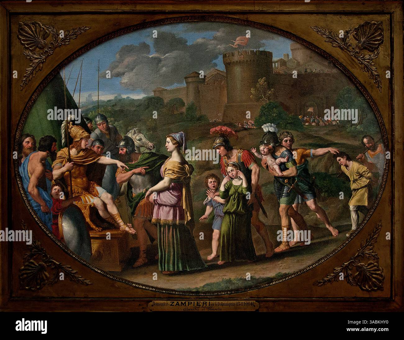 Timocles Captive Brought before Alexander the Great 1615 Domenico ...