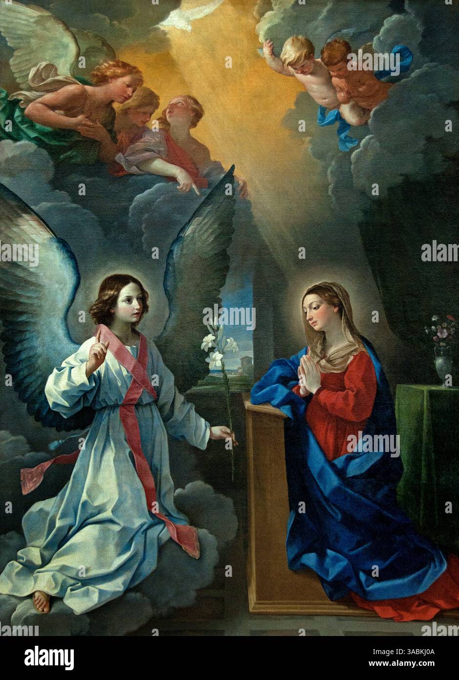 L'Annonciation The Annunciation 1629 Guido Reni Italy Virgin Mary, Angel Gabriel, conceive, bear ...