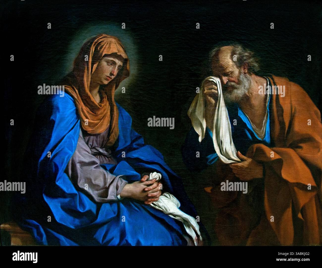 St. Peter weeping before the Virgin, also known as Tears of St. Peter ...