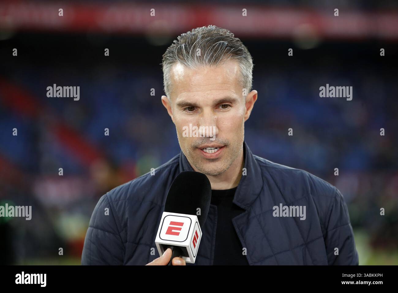ROTTERDAM - Feyenoord coach Robin van Persie during the Dutch ...
