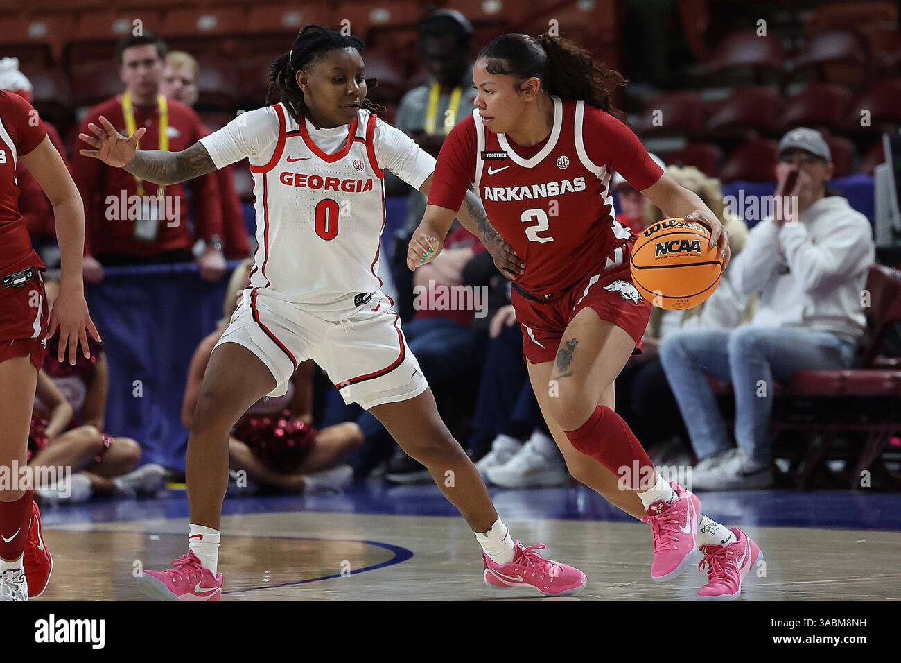 GREENVILLE, SC - MARCH 05: Georgia Bulldogs guard Trinity Turner (0 ...