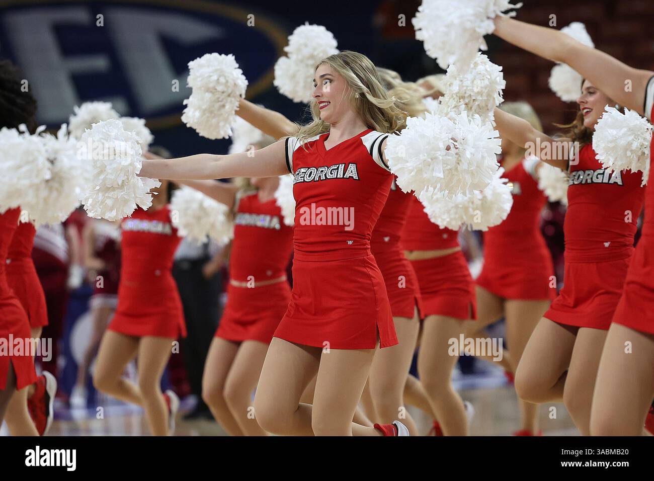GREENVILLE, SC - MARCH 05: Georgia dance team performs during the SEC ...