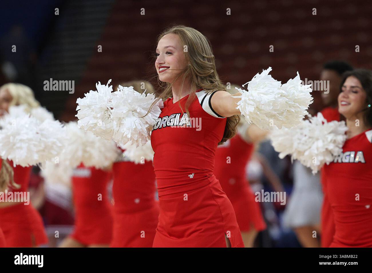 GREENVILLE, SC - MARCH 05: Georgia dance team performs during the SEC ...