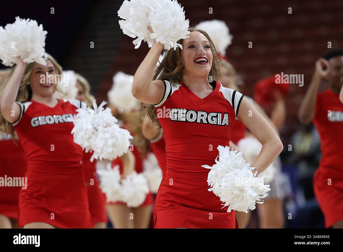 GREENVILLE, SC - MARCH 05: Georgia dance team performs during the SEC ...