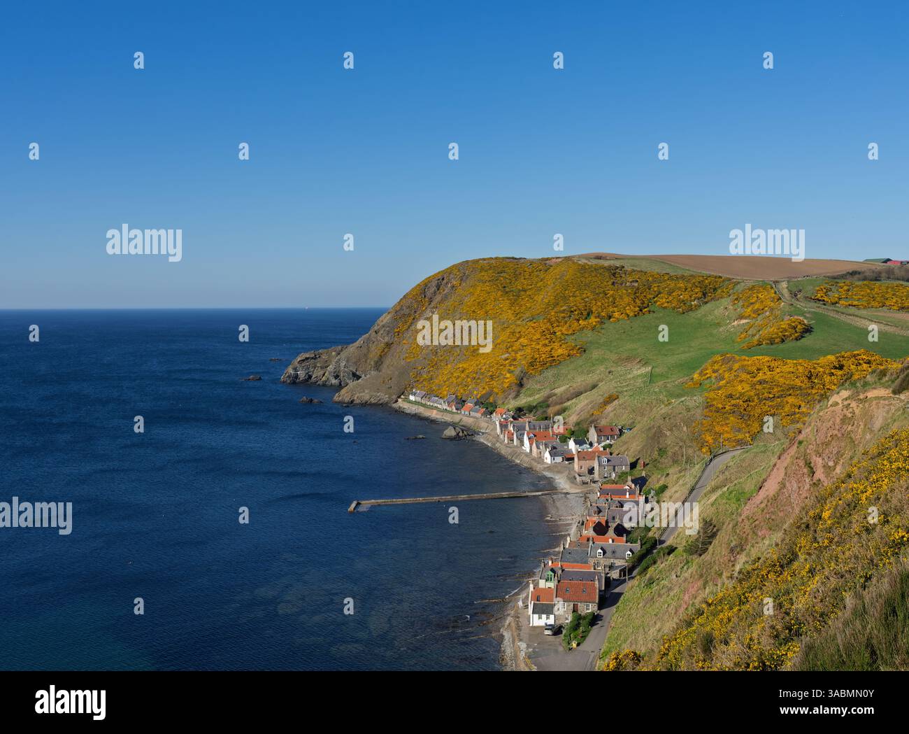 Crovie, Aberdeenshire, UK. 2nd Apr, 2025. This is the old fishing ...