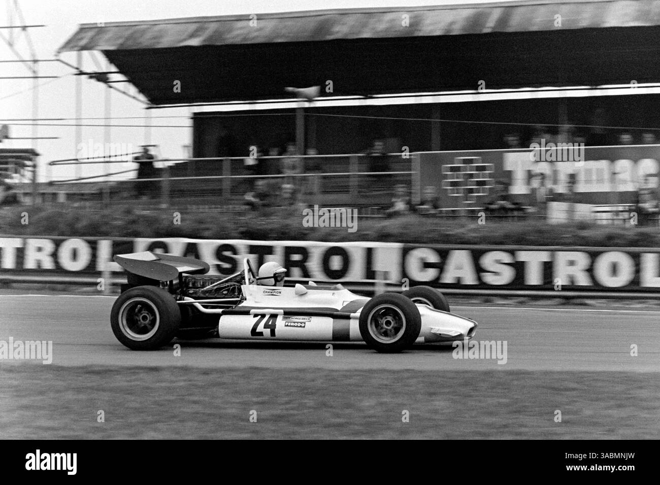 George Eaton at the 1970 British Grand Prix Brands Hatch Stock Photo ...