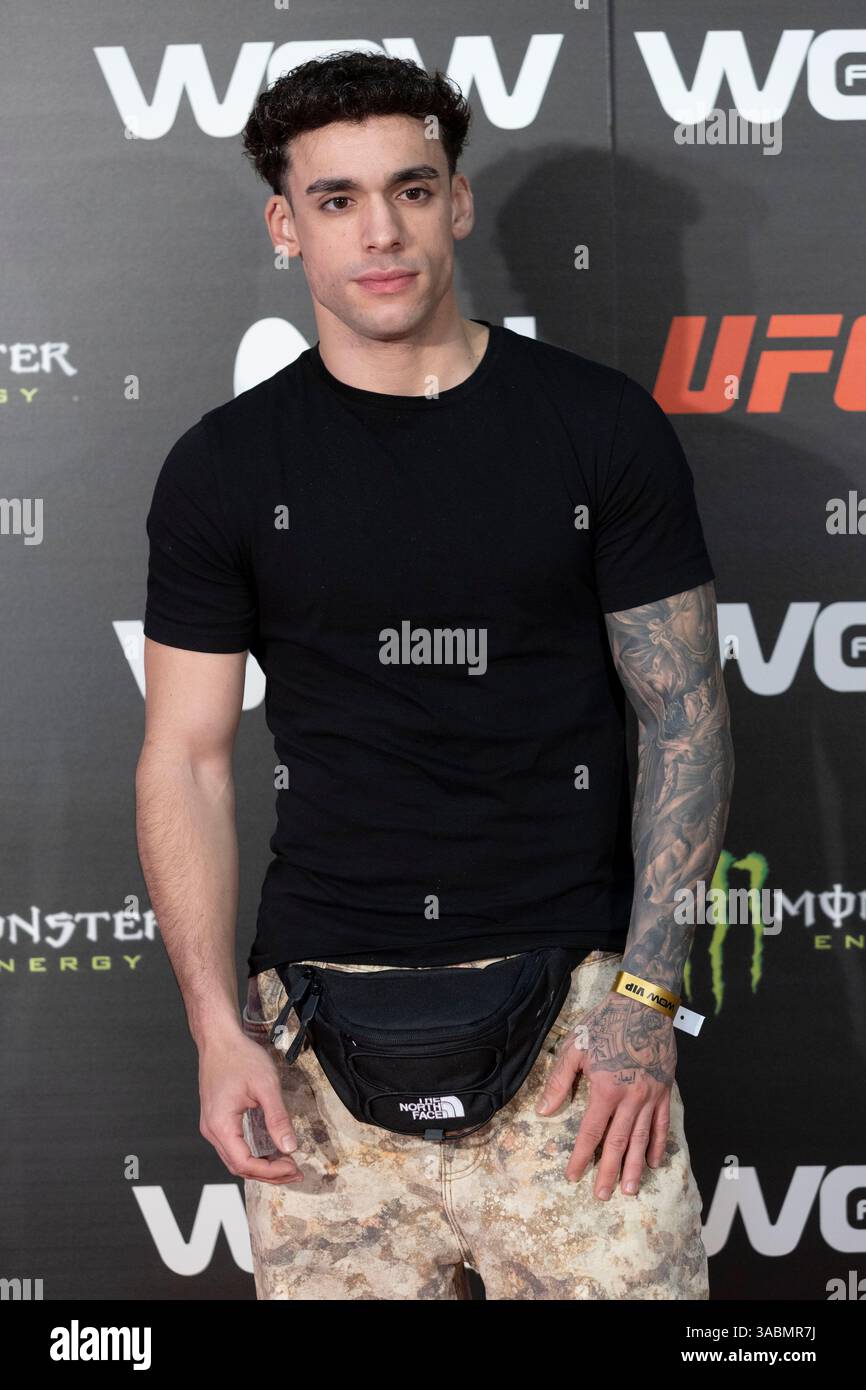 Isaac Belk attends 'The WOW 17' Photocall at Madrid Arena Stock Photo ...
