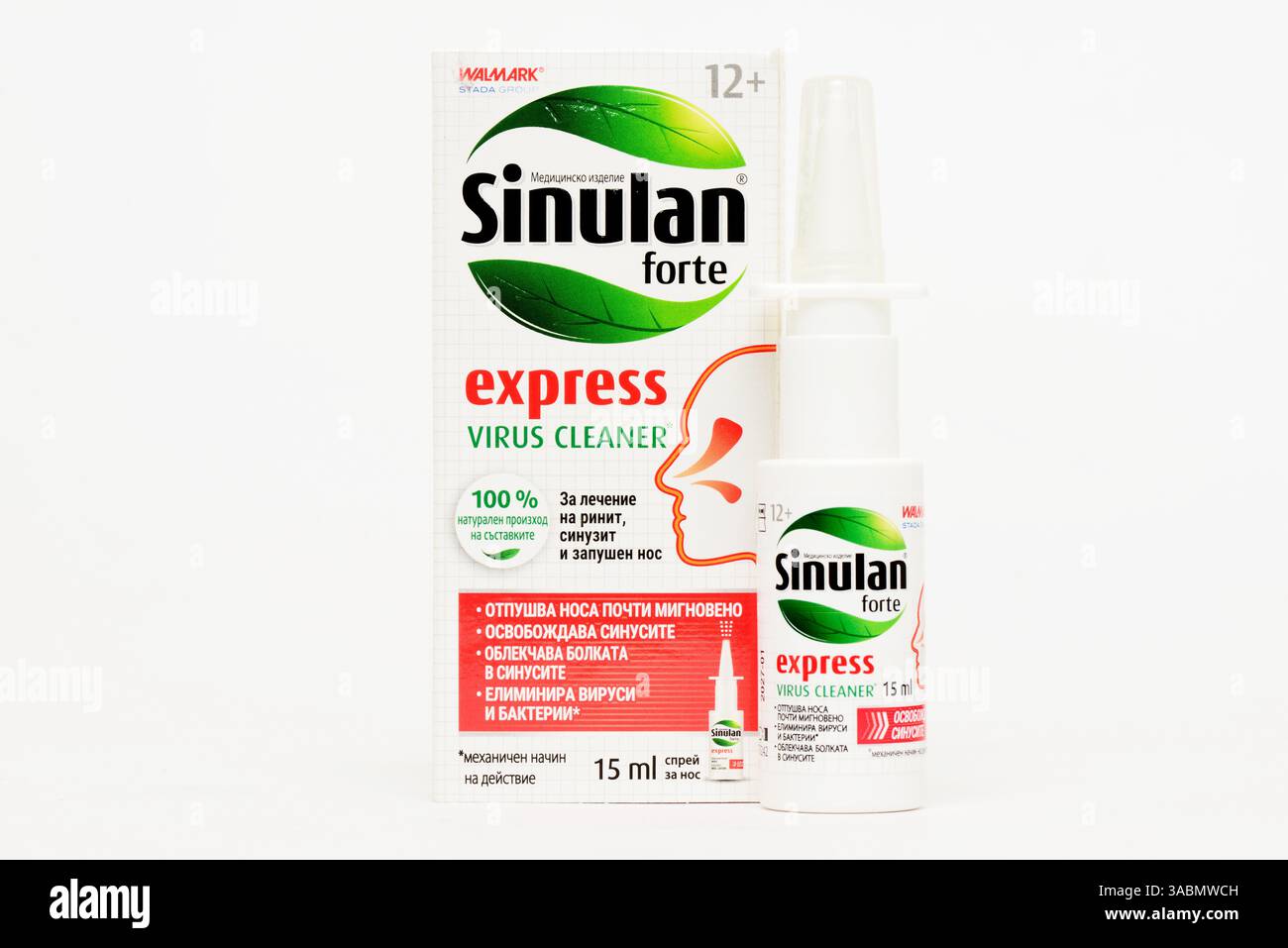 Sinulan express forte nasal spray hi-res stock photography and images - Alamy