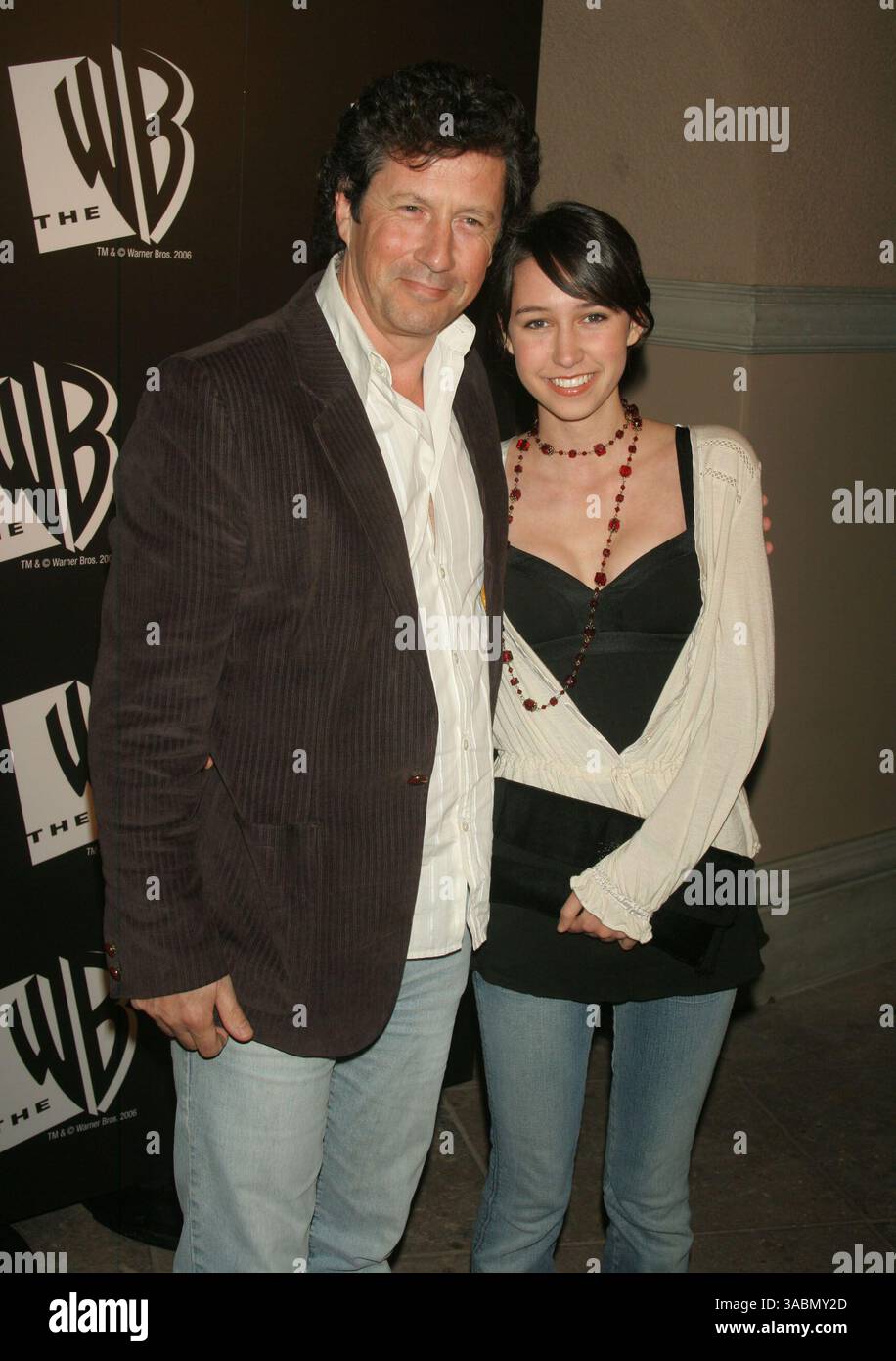Charles Shaughnessy and his daughter Jenny arrived for The WB Network's ...