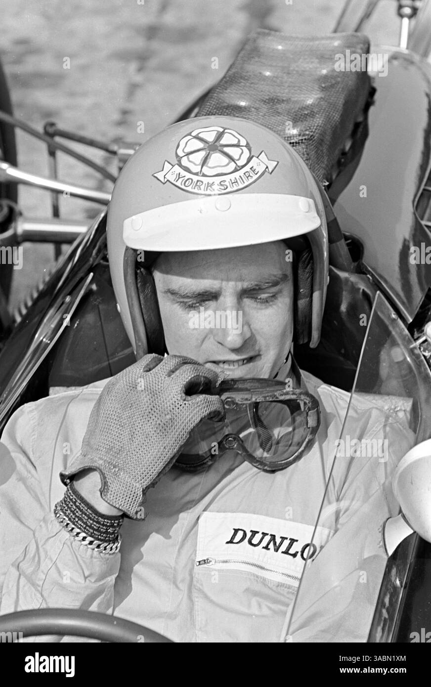 Lotus driver Trevor Taylor(GBR)..German GP, Nurburgring, 4th August ...