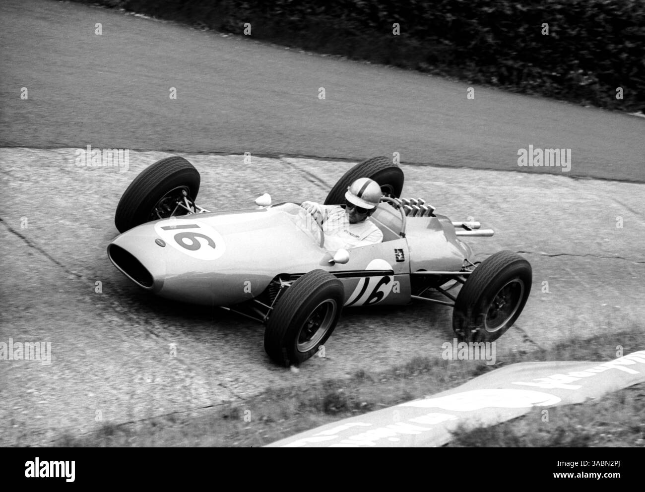 The Brabham BT3 made its Grand Prix debut in the hands of the team ...