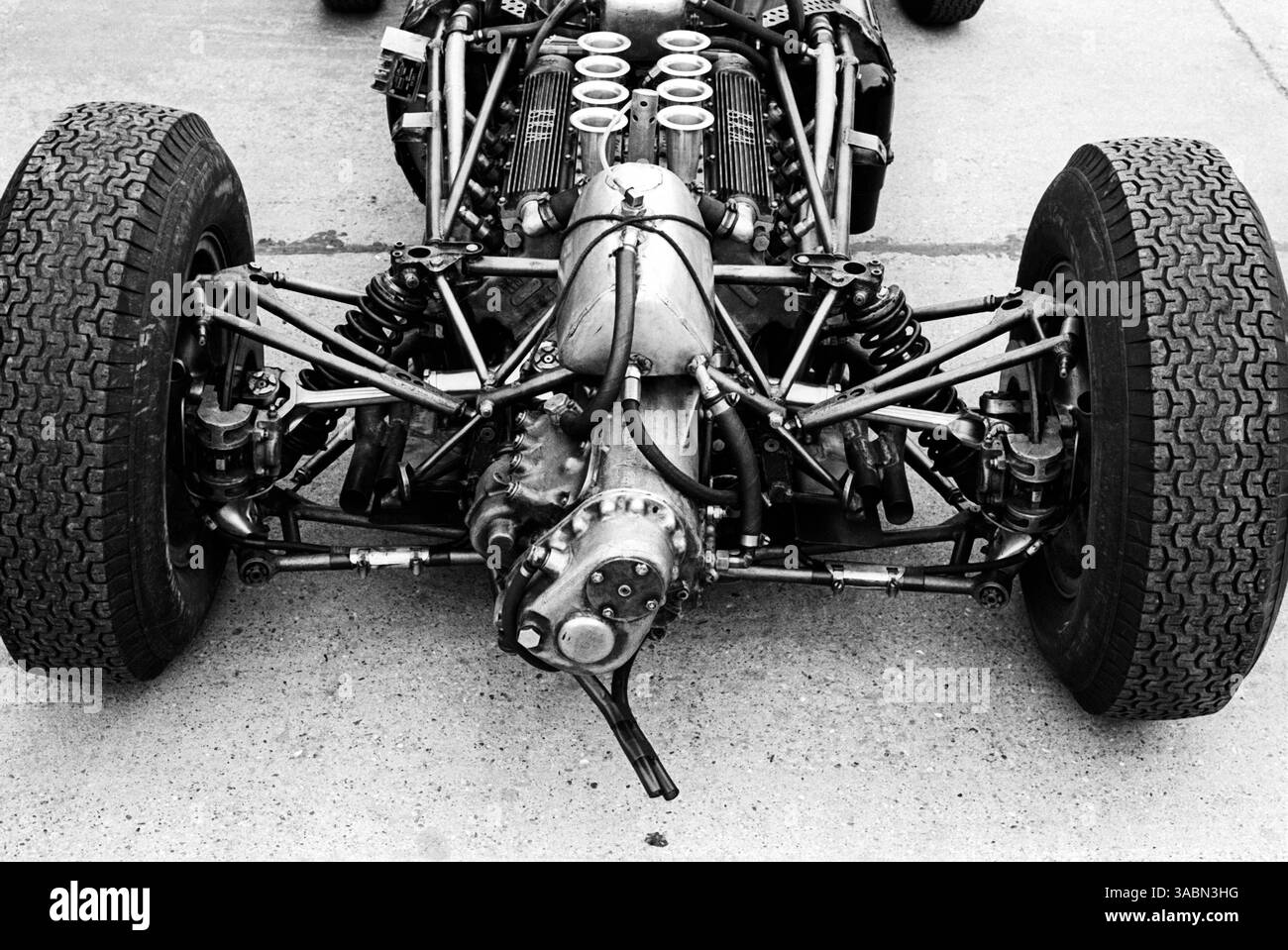 The new BRM P57 was powered by a 1.5 litre V8 engine designed by Peter ...