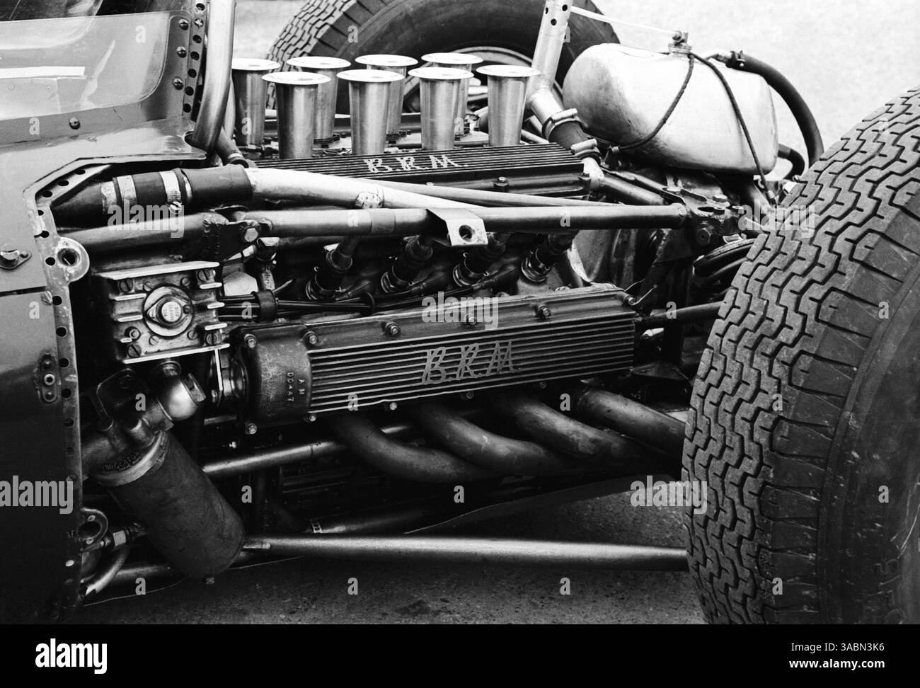 The new BRM P57 was powered by a 1.5 litre V8 engine designed by Peter ...